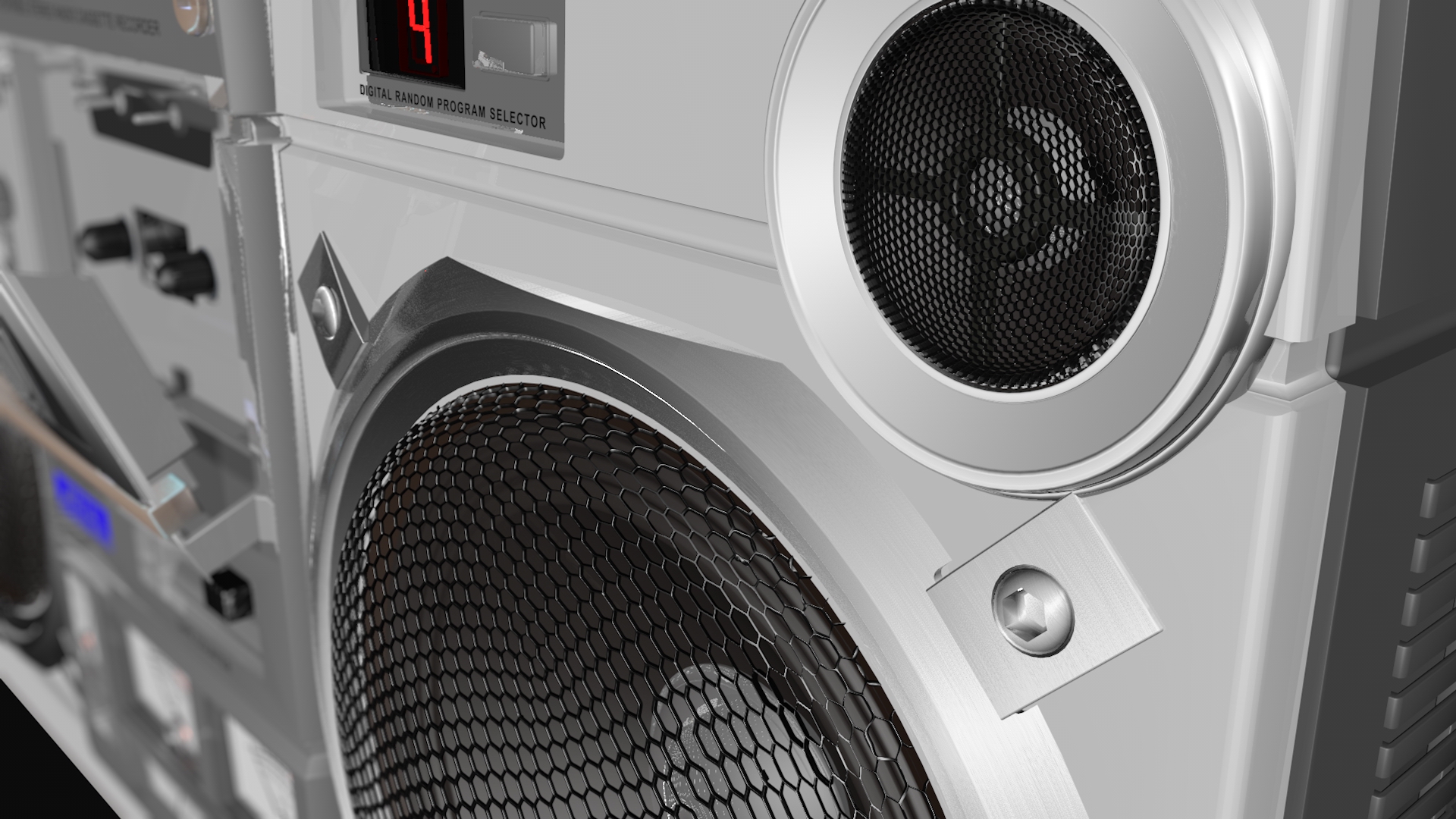 Realistic vintage Boombox Hitachi TRK 8180EM Guettoblaster (1979) by ...