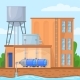 Water Pump Station, Vectors | GraphicRiver