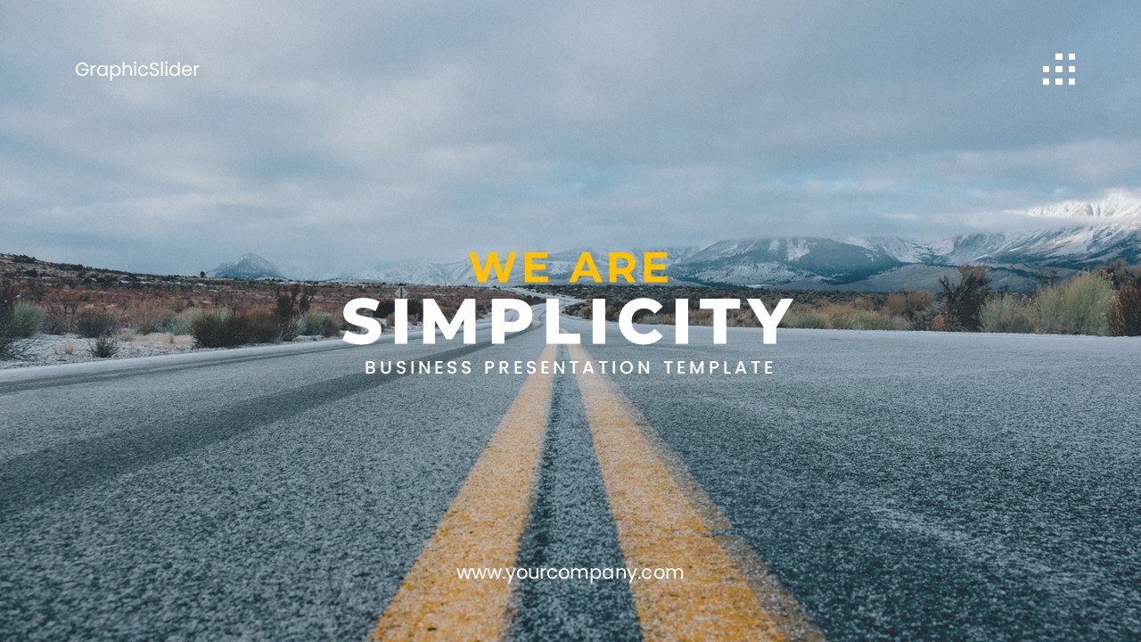 Simplicity – Business PowerPoint Template, Presentation Templates ...