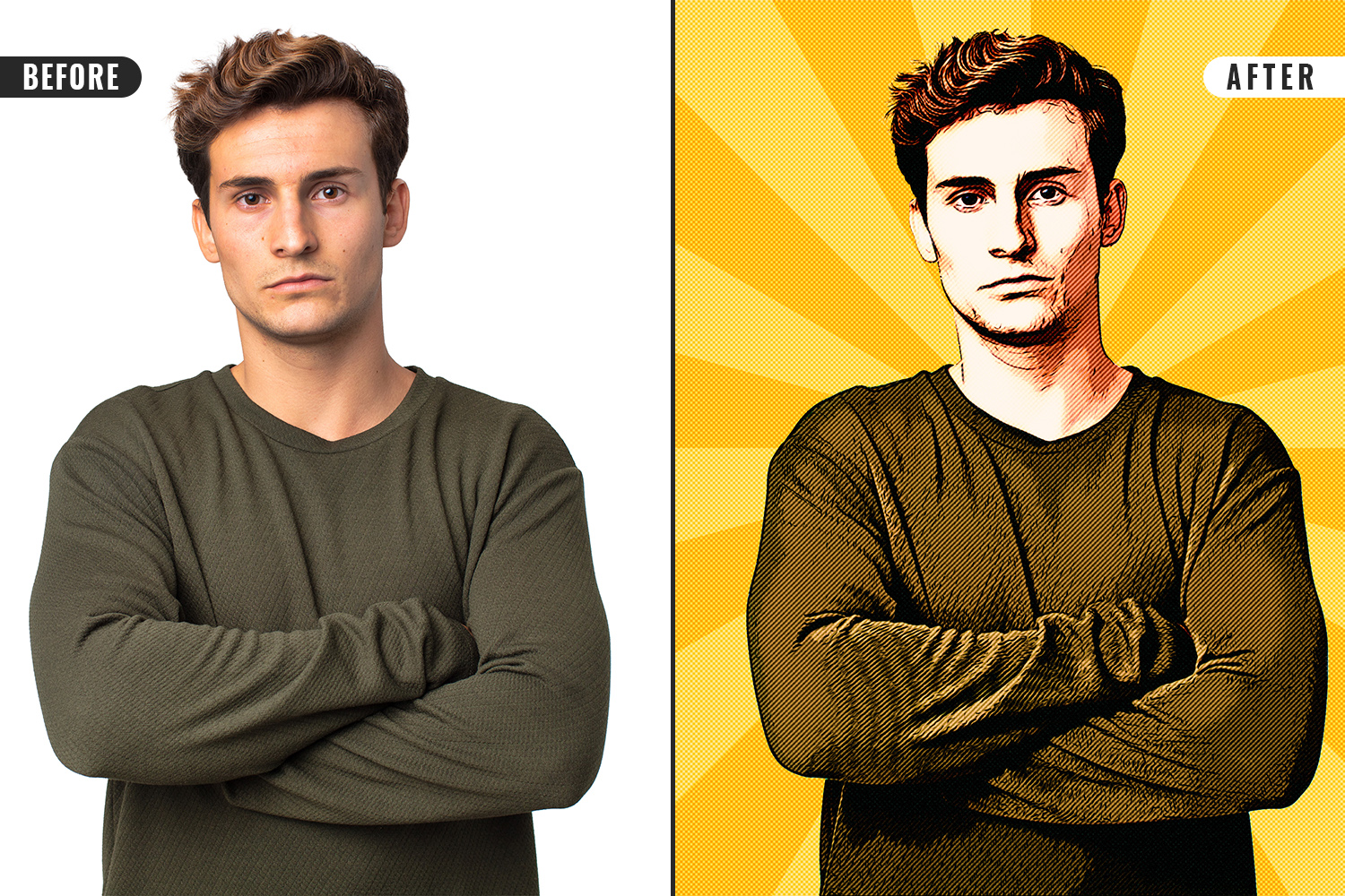 Comic Photo Effect, Add-ons | GraphicRiver