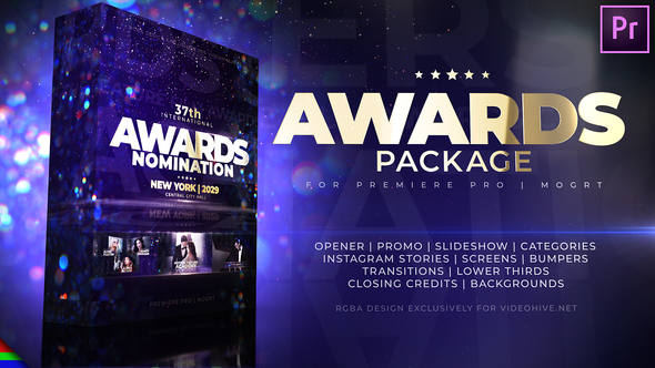 Golden Stage Awards 4K, Motion Graphics | VideoHive