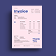 Soft Pink Minimalist Invoice Information Flyer, Print Templates ...