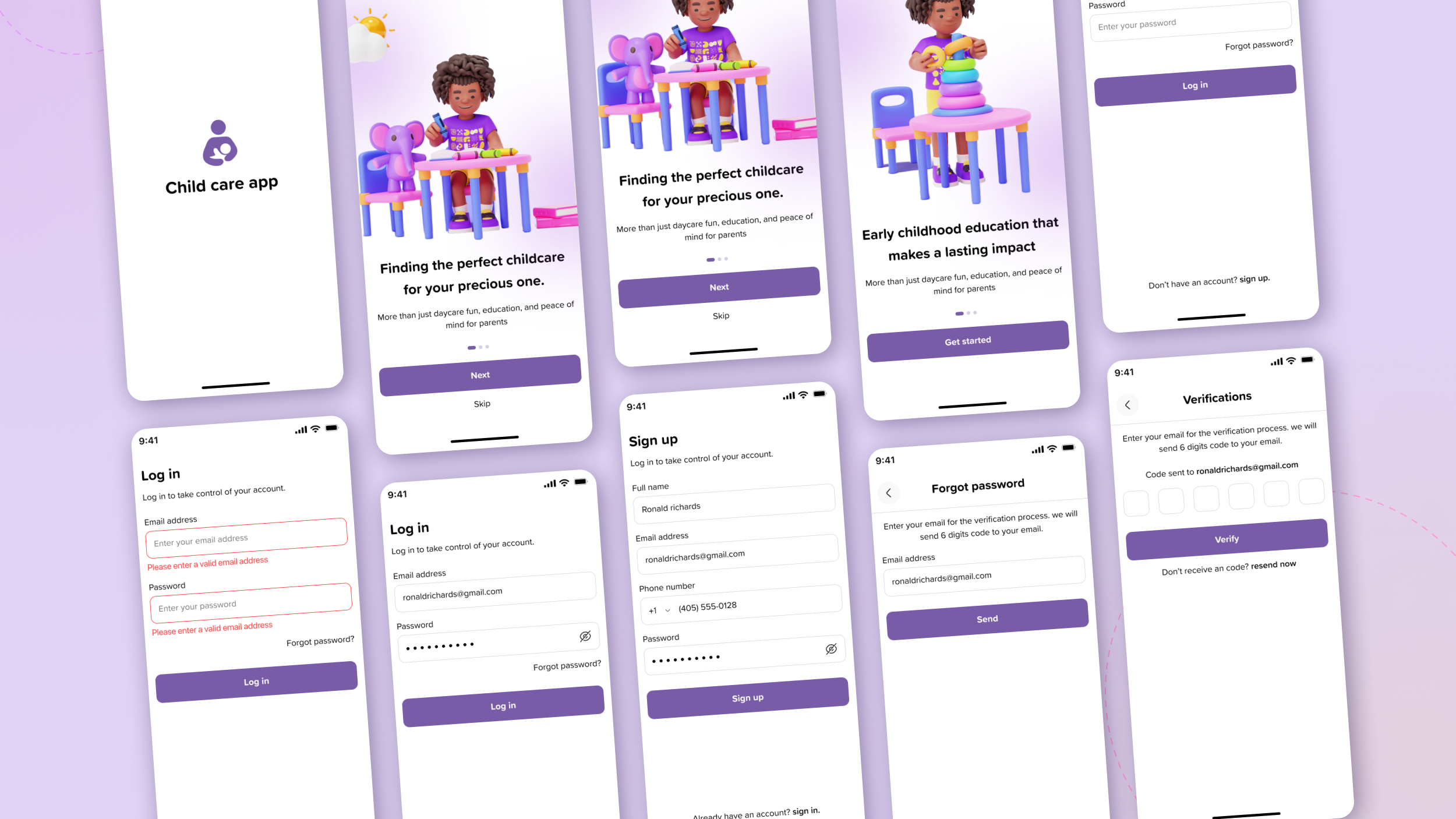 Kiddo Connect UI template - Find Child Care app in Flutter 3.x (Android ...
