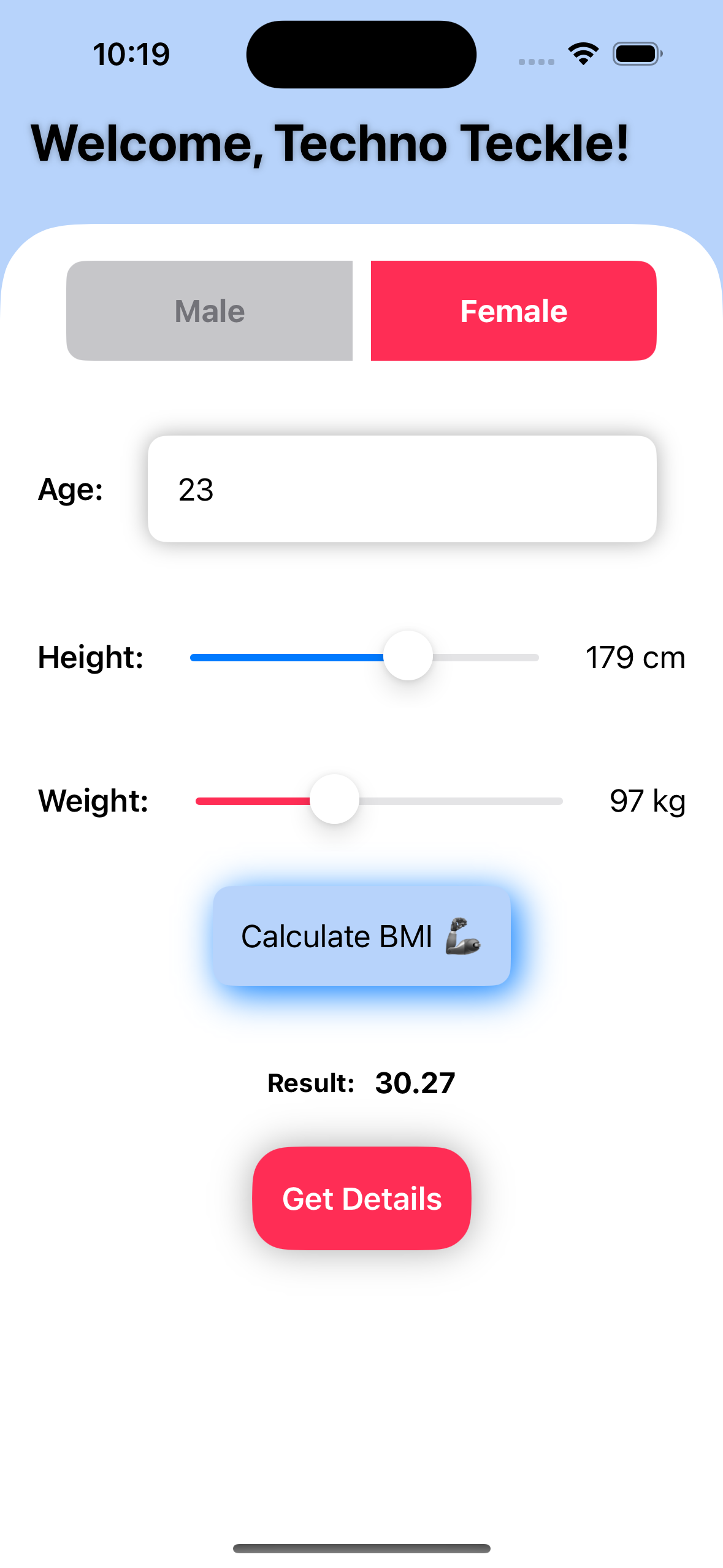 BMI Tracker App | BMI Calculate App | HealthMat BMI | Techno Tackle by ...
