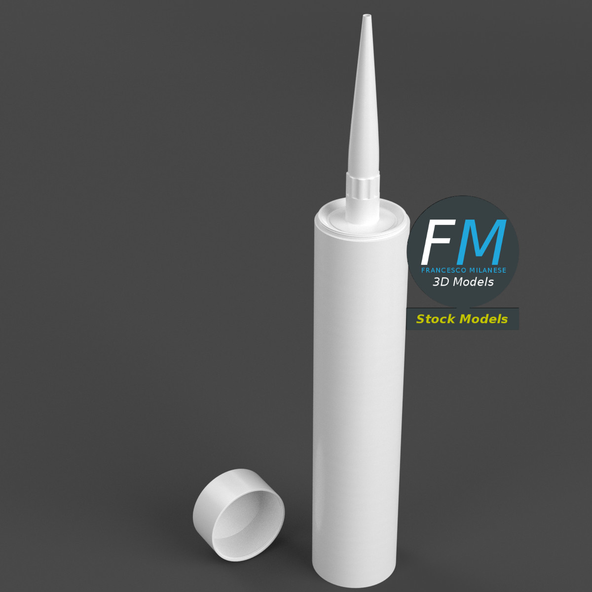 Silicone sealant cartridge by FrancescoMilanese85 | 3DOcean