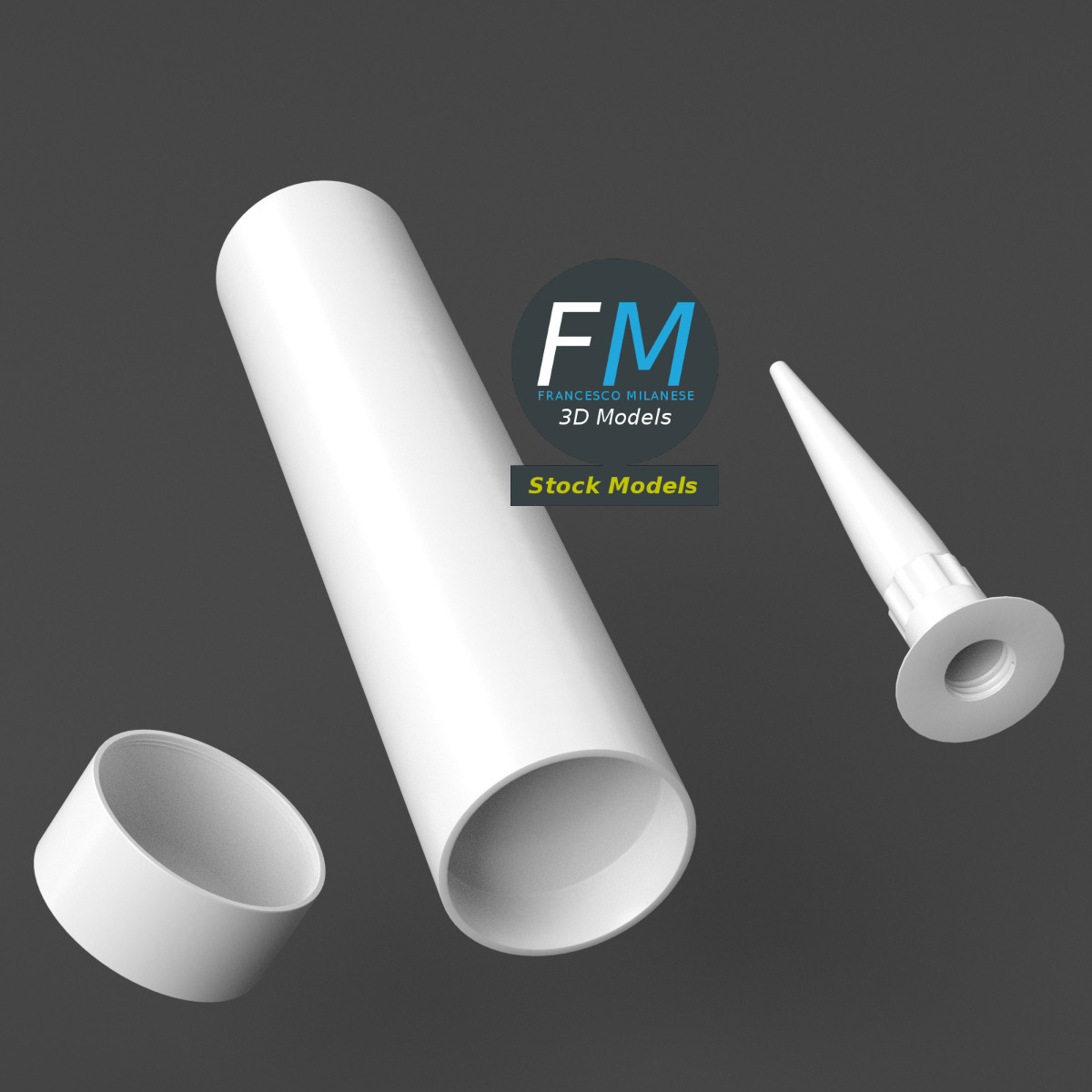 Silicone sealant cartridge by FrancescoMilanese85 | 3DOcean