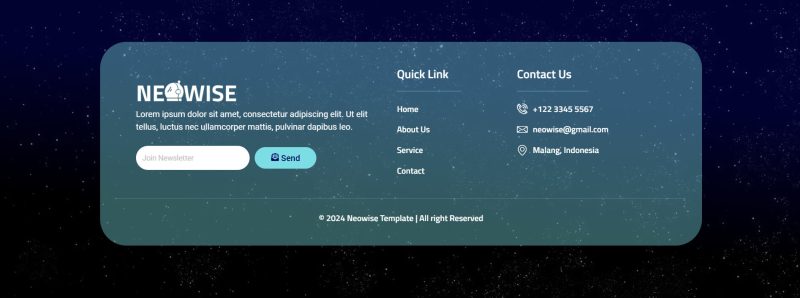 Neowise - Astronomy Elementor Template Kit by Kitpro | ThemeForest