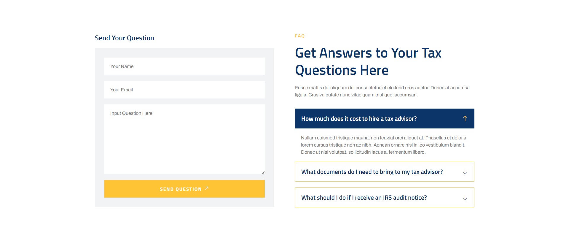 Gadvis - Tax Advisor & Financial Consulting Elementor Template Kit by ...