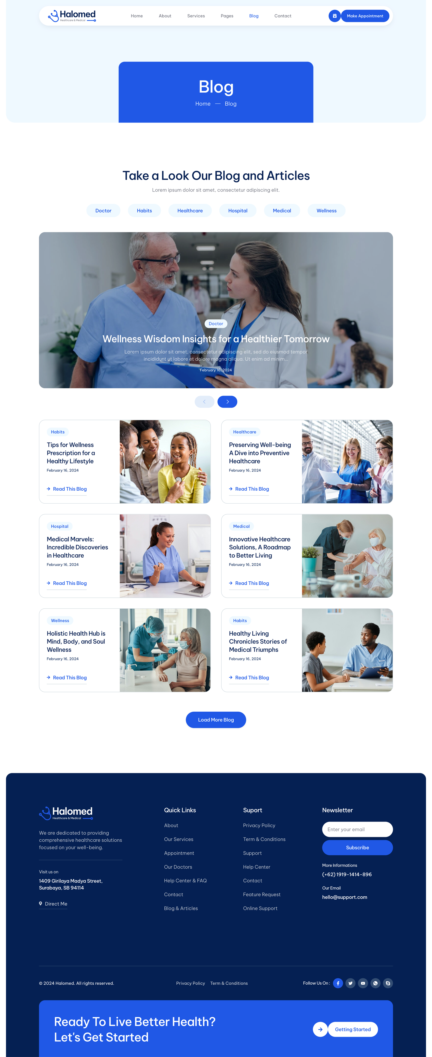 Halomed – Healthcare & Medical Elementor Template Kit by reavationstudio
