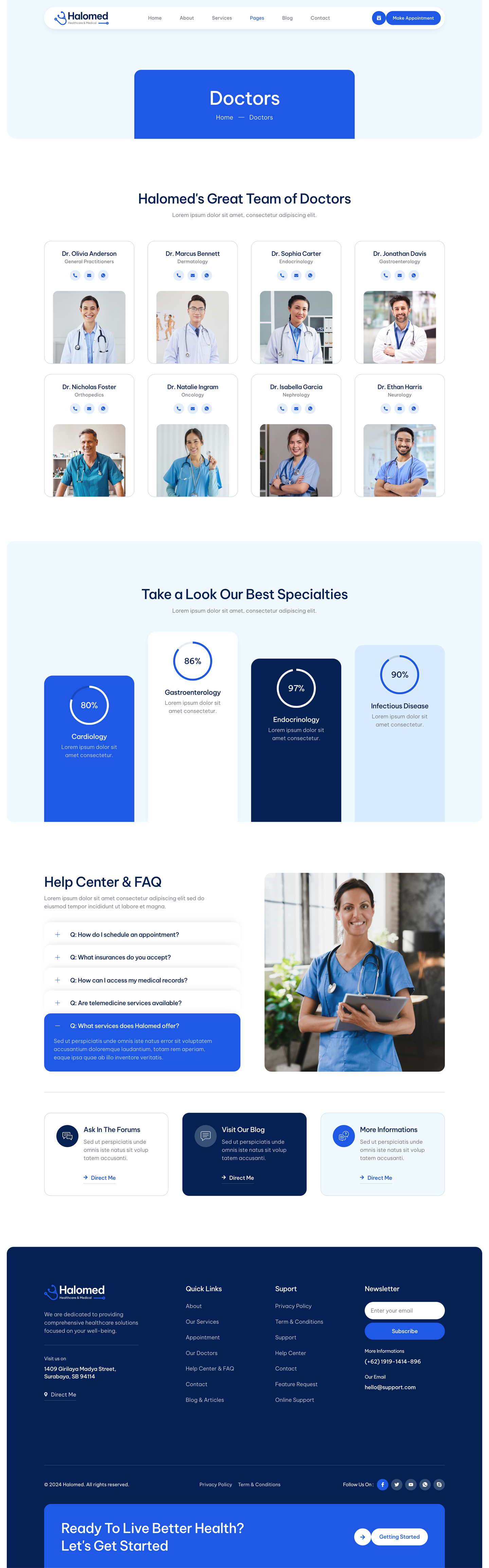 Halomed – Healthcare & Medical Elementor Template Kit by reavationstudio