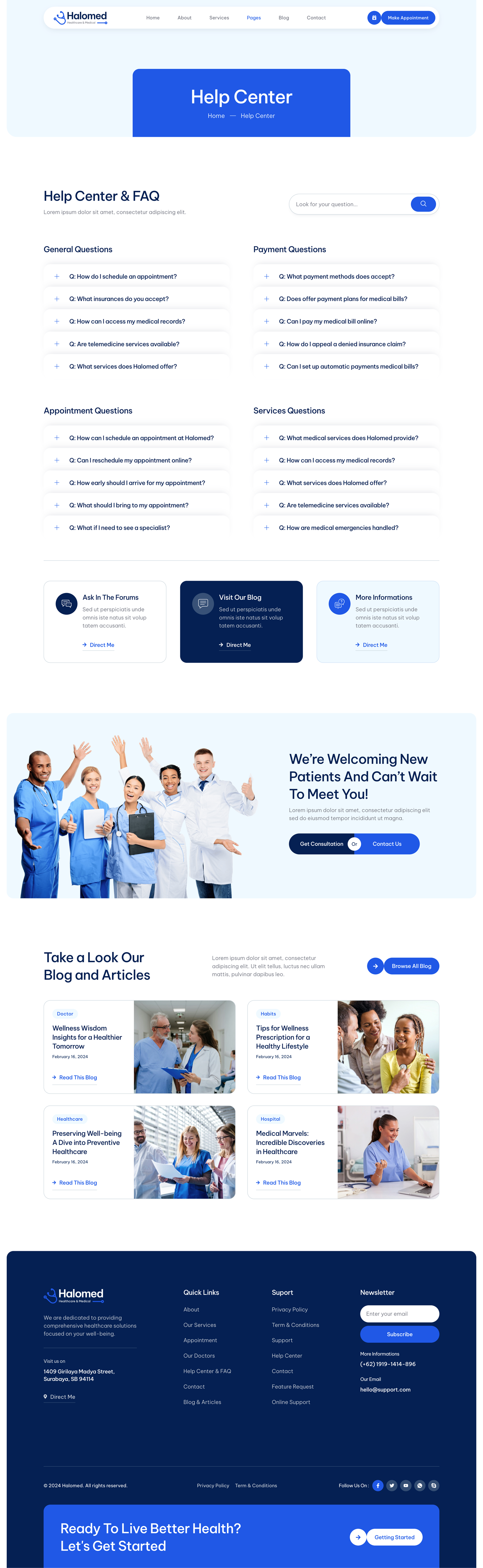 Halomed – Healthcare & Medical Elementor Template Kit by reavationstudio
