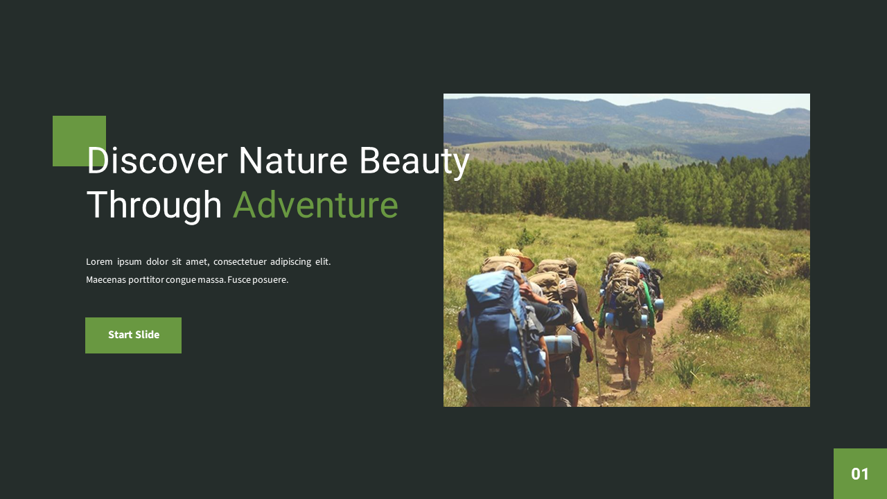 Adventure - Hiking Powerpoint Templates, Presentation Templates ...