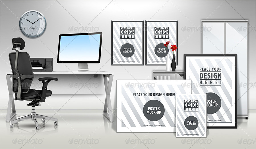 Office Builder 3 - Great Mockup Pack, Graphics | GraphicRiver