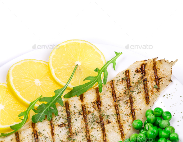 Grilled fish fillet. Stock Photo by indigolotos | PhotoDune