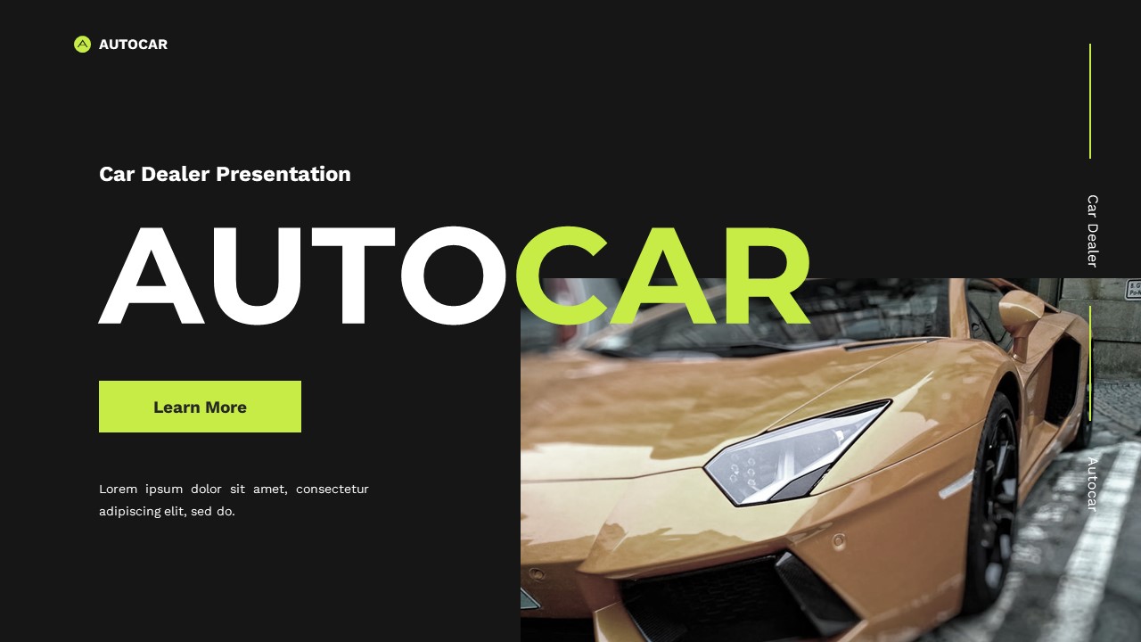 Autocar - Car Dealer Powerpoint Templates, Presentation Templates ...