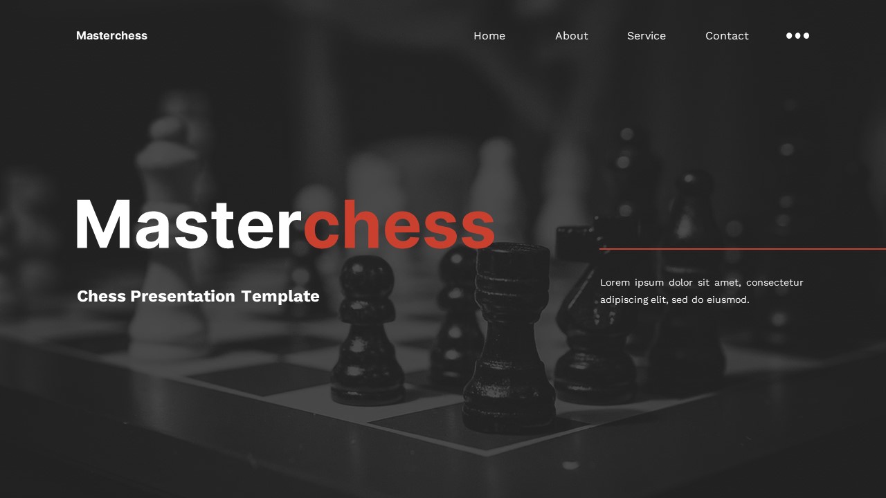 Masterchess - Chess Google Slide Templates, Presentation Templates