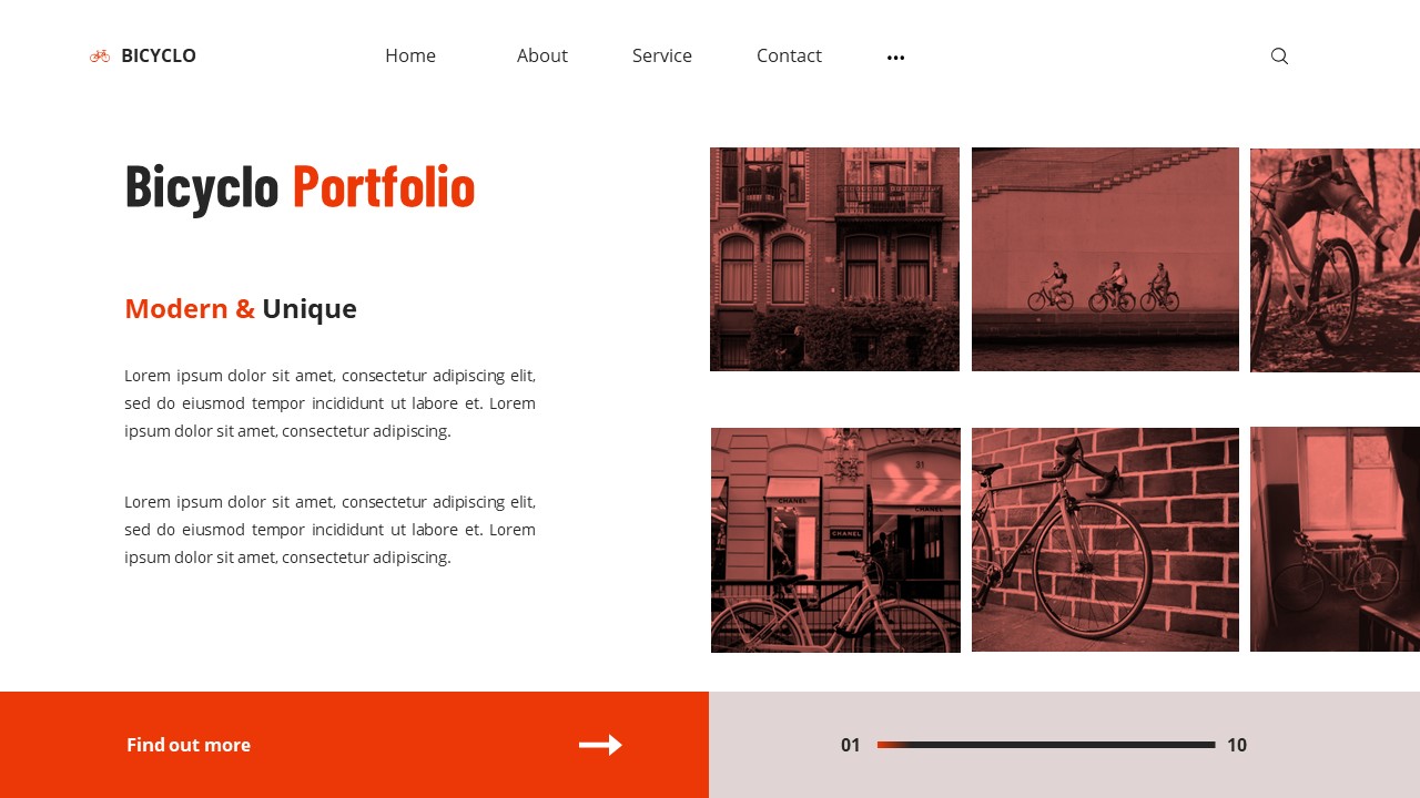 Bicyclo - Bicycle Powerpoint Templates, Presentation Templates ...