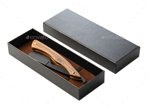 Sharp shaving blade isolated on white background Stock Photo by ...