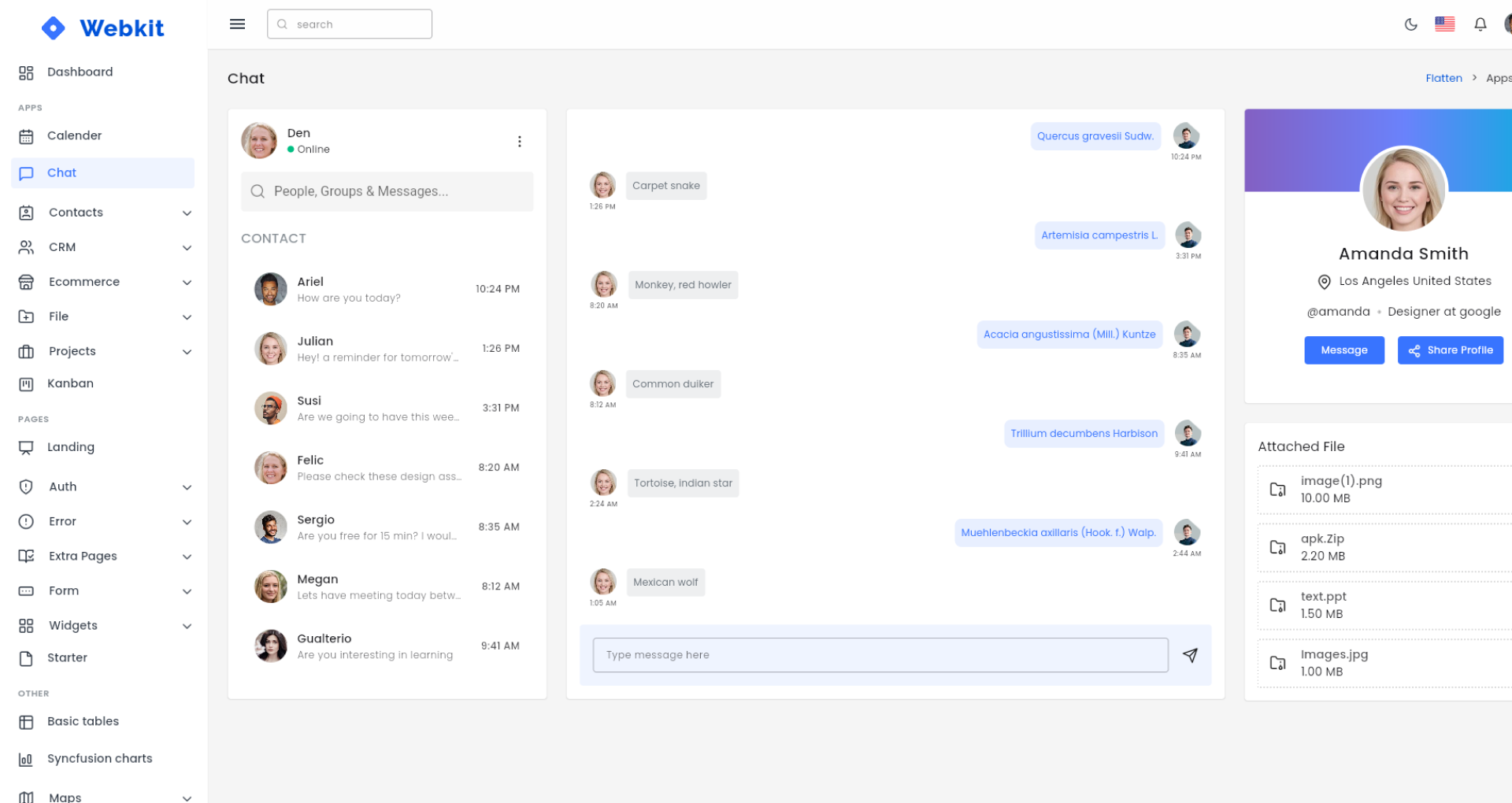 WebKit - Flutter Admin Panel by Getappui | CodeCanyon