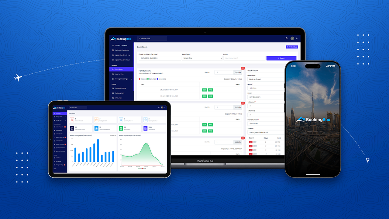BookingBox - Complete MultiVendor Hotel Booking Application SAAS by ViserLab