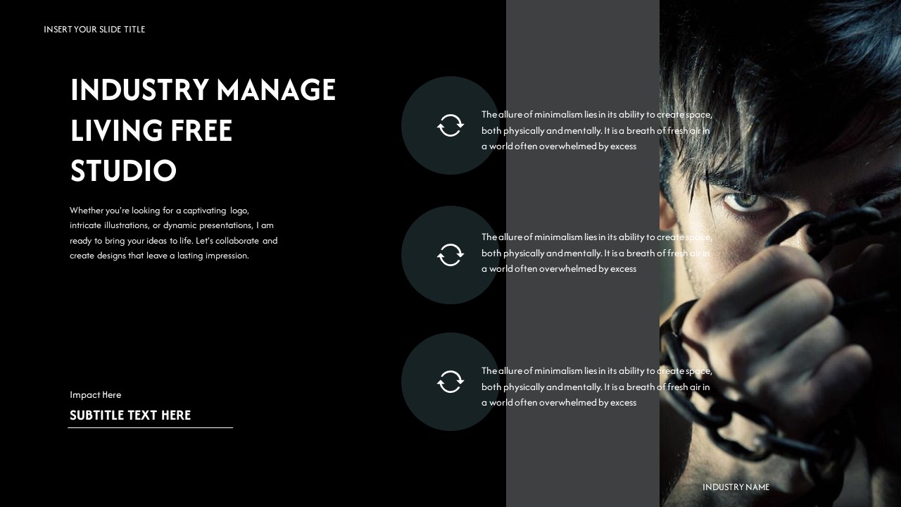 Industry Business PowerPoint Presentation Template, Presentation Templates