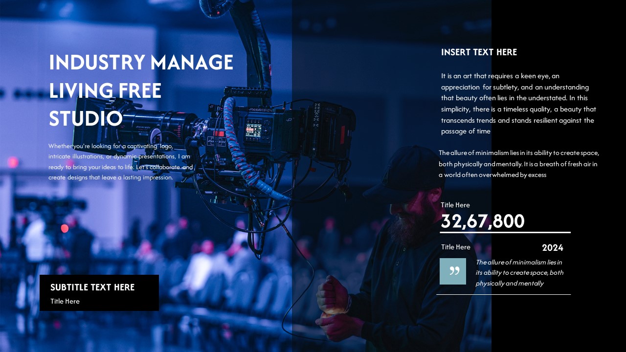 Industry Business PowerPoint Presentation Template, Presentation Templates