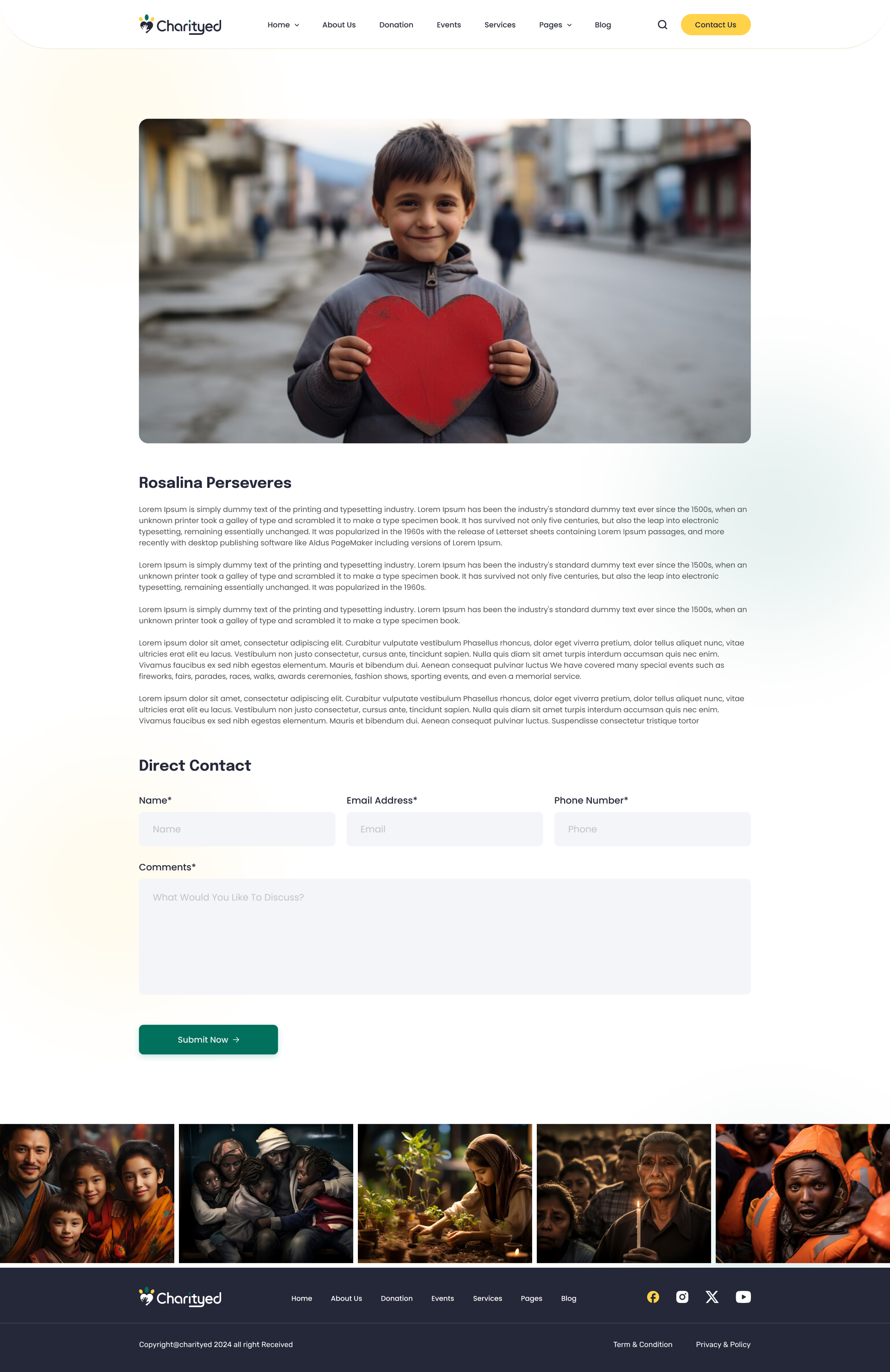 Charityed - Charity & Nonprofit Figma Template by wpbunch | ThemeForest
