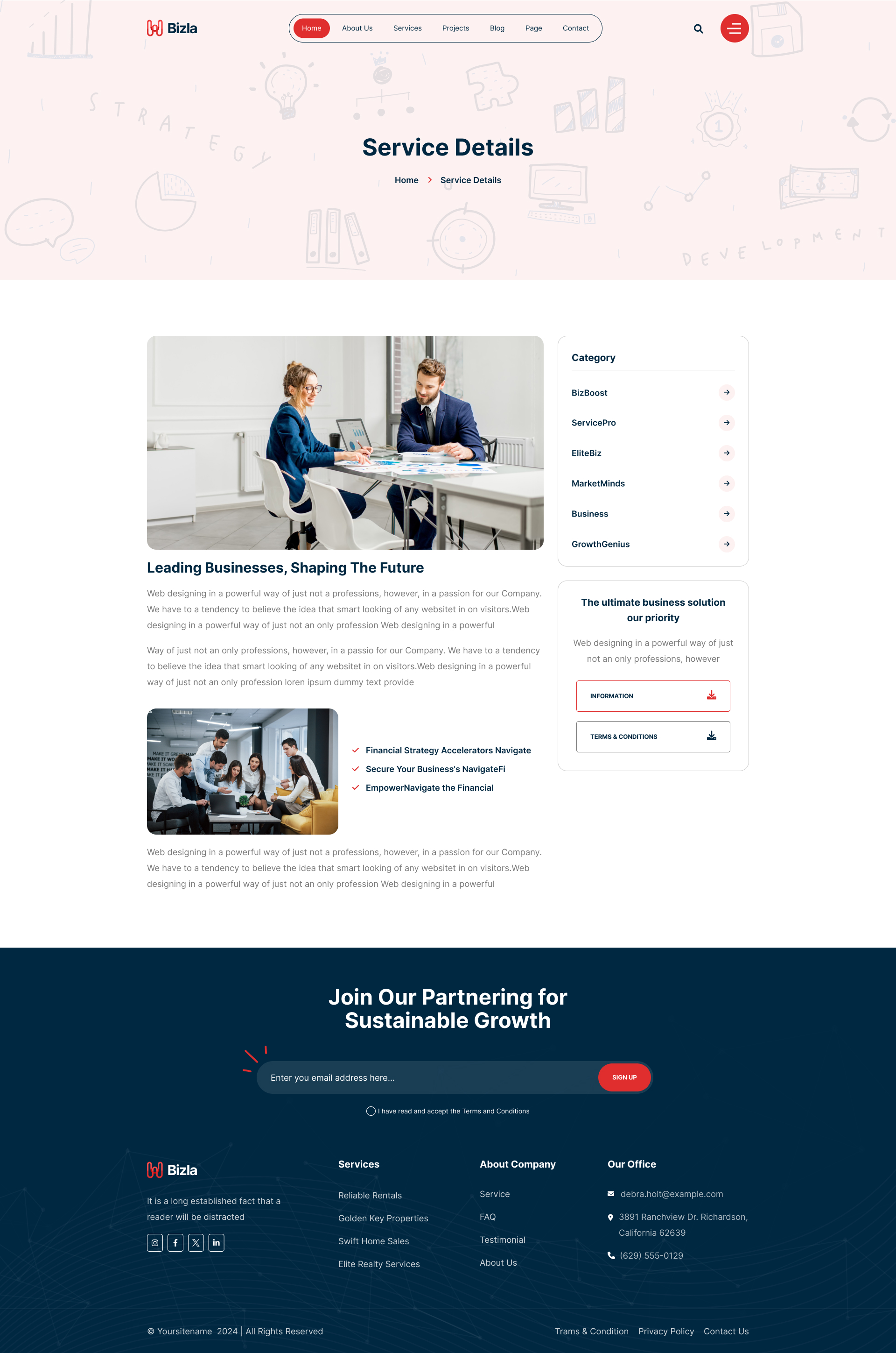 Bizla - Business Consulting Figma Template by Mugli | ThemeForest