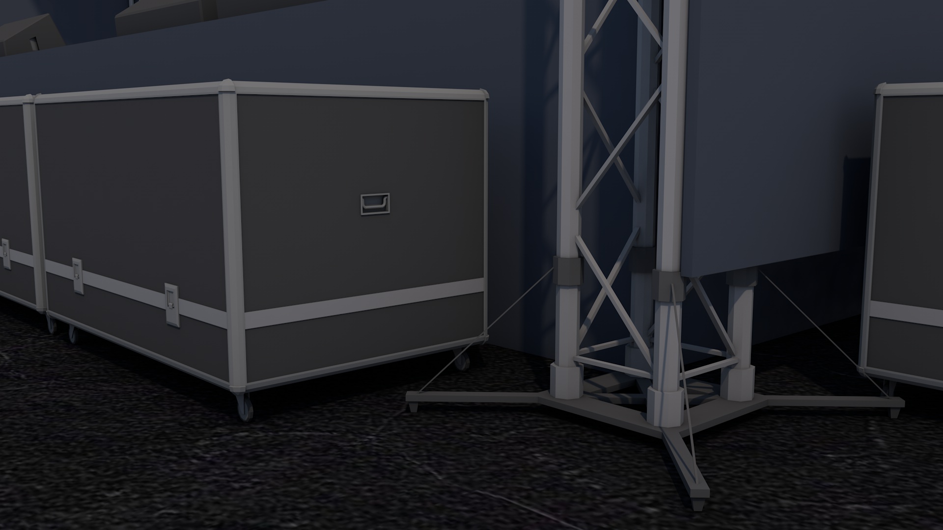 Poly Concert Stage Scene by multimedia4d | 3DOcean