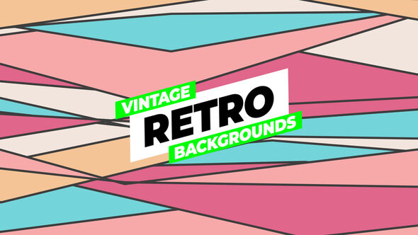 Vintage Retro Backgrounds, After Effects Project Files | VideoHive