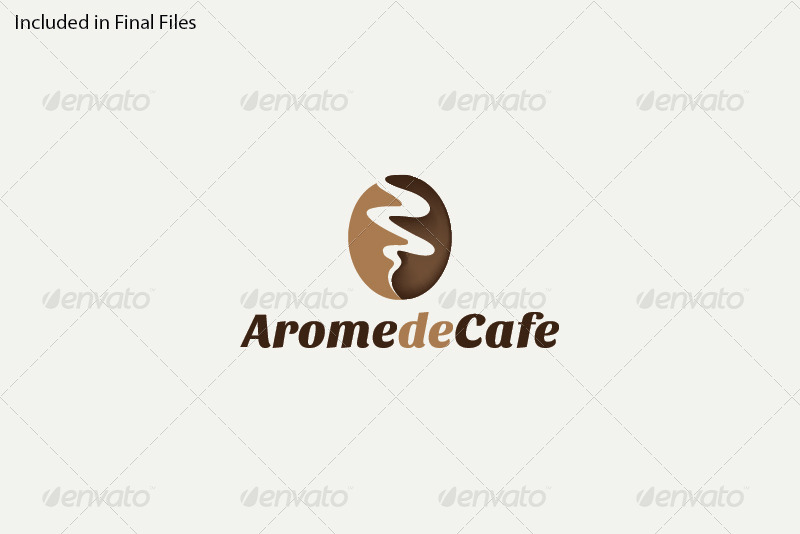 Arome De Cafe Logo, Logo Templates | GraphicRiver