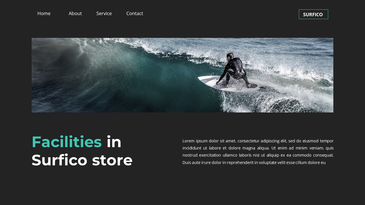 Surfico - Surfing Powerpoint Templates, Presentation Templates ...