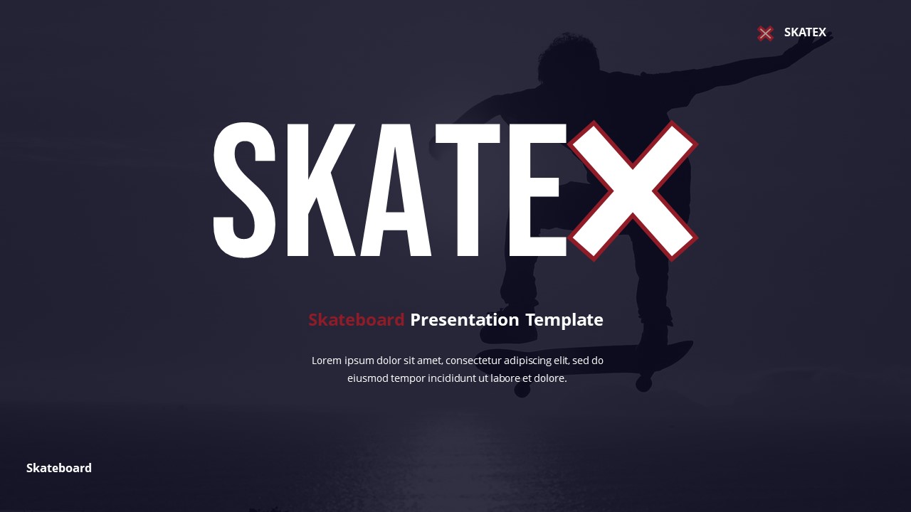 Skatex - Skateboard Powerpoint Templates, Presentation Templates ...