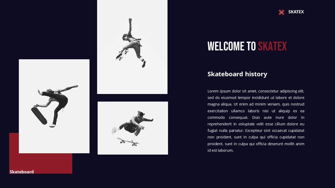 Skatex - Skateboard Powerpoint Templates, Presentation Templates ...