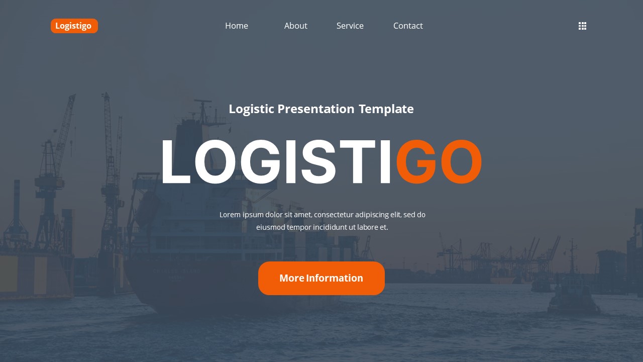 Logistigo - Logistic Powerpoint Templates, Presentation Templates ...