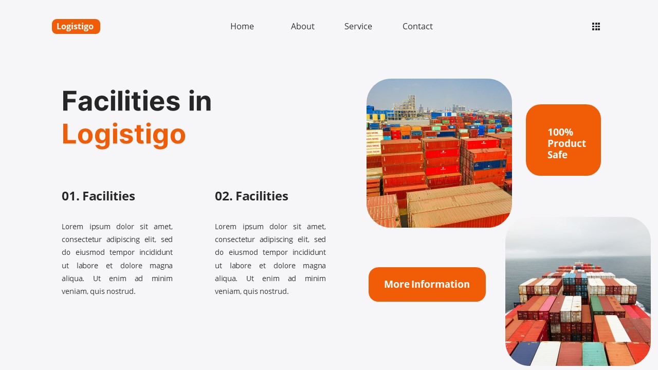 Logistigo - Logistic Powerpoint Templates, Presentation Templates ...