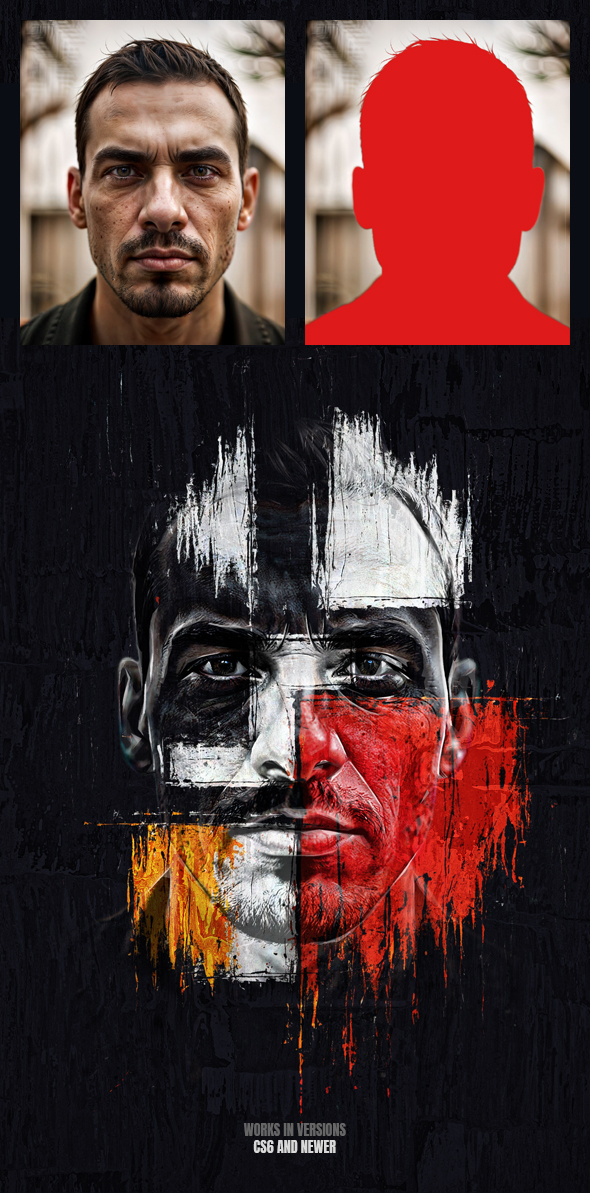 Modern Art Template for Photoshop, Add-ons | GraphicRiver