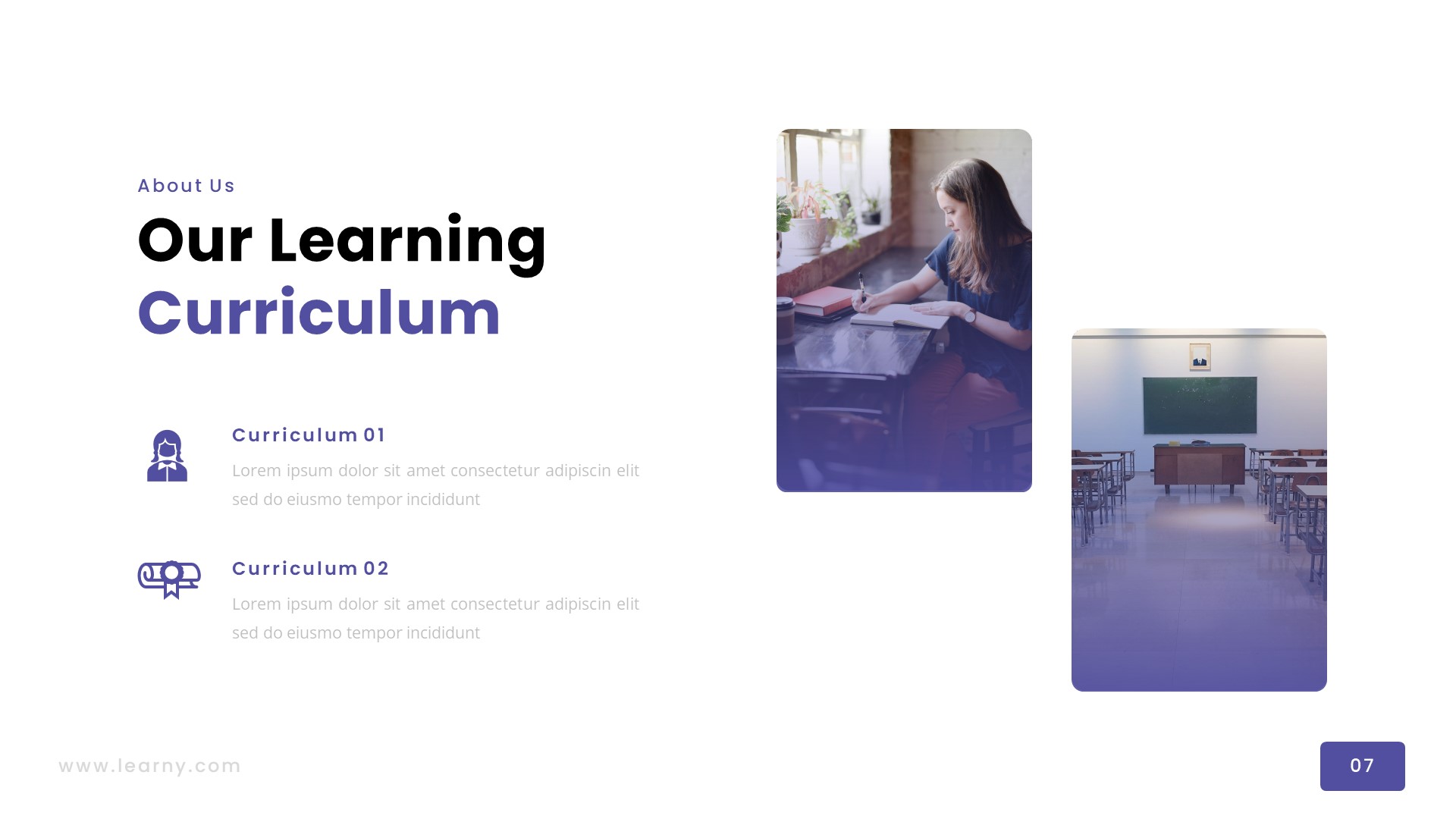 Learny – Education Google Slides Template, Presentation Templates ...