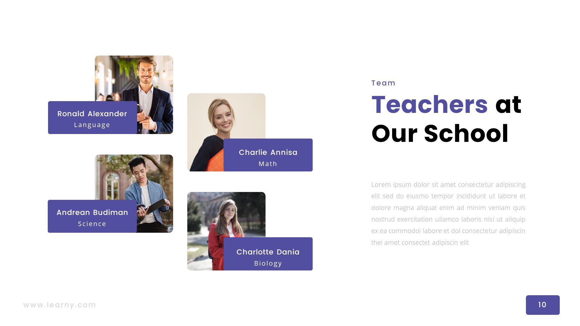 Learny – Education Google Slides Template, Presentation Templates ...