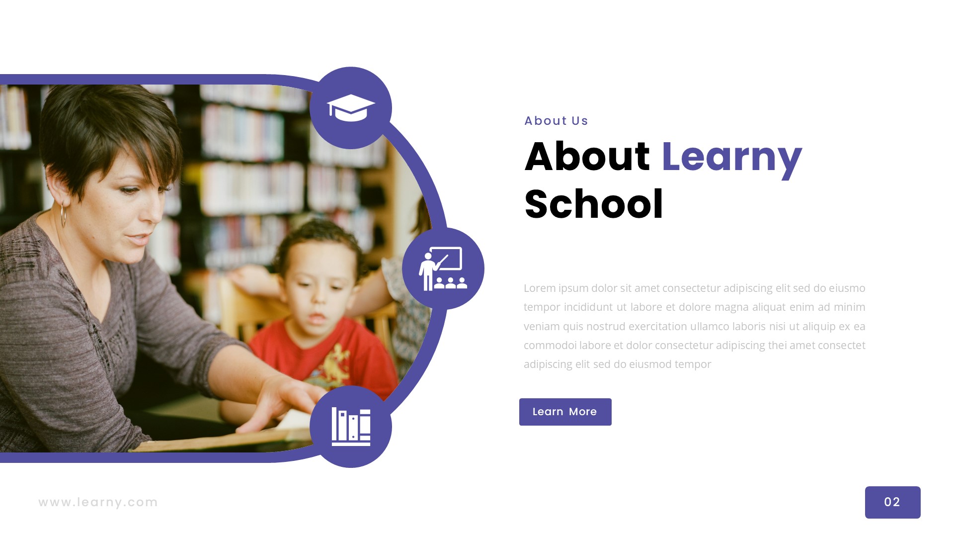 Learny – Education PowerPoint Template, Presentation Templates ...