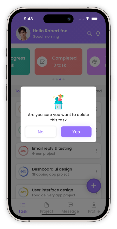 Task Organizer App | Task Management App | Planning App | Task Planner App | React Native ...