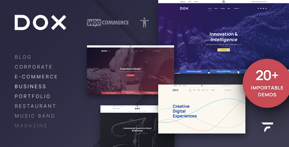 Dox — Multi-purpose WordPress Theme by FORQY | ThemeForest