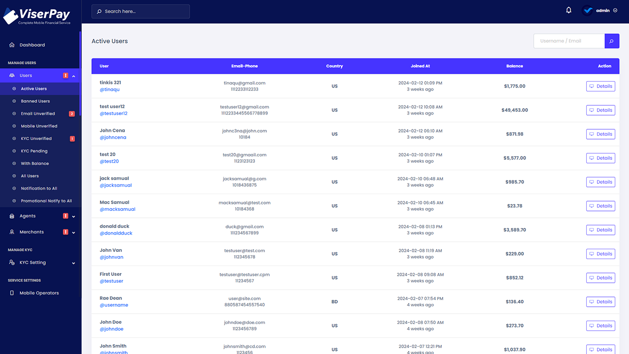 ViserPay - Complete Mobile Financial Service | MFS by ViserLab | CodeCanyon