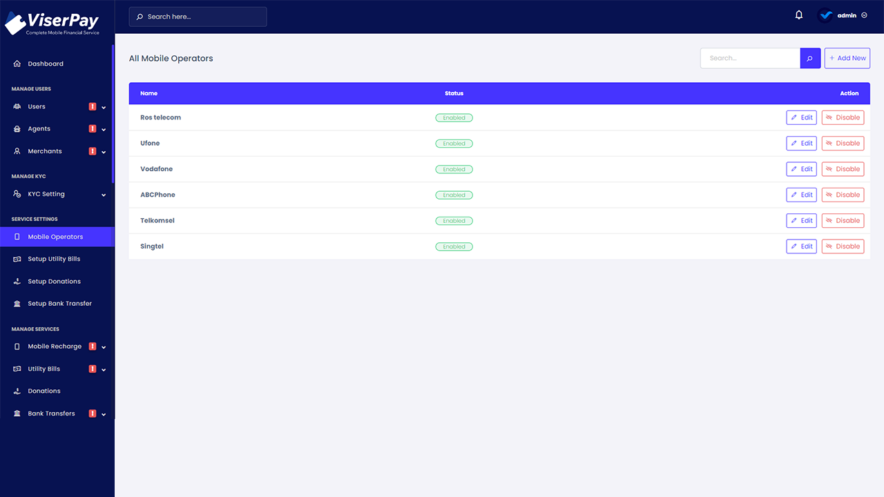 ViserPay - Complete Mobile Financial Service | MFS by ViserLab | CodeCanyon
