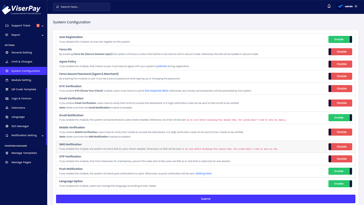 ViserPay - Complete Mobile Financial Service | MFS by ViserLab | CodeCanyon