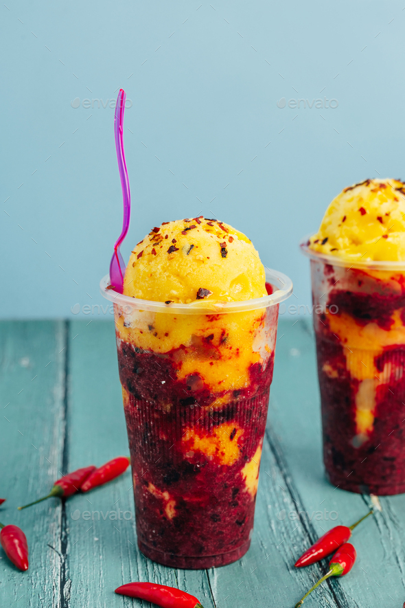 Mexican spicy fruit ice cream Stock Photo by Kattecat | PhotoDune