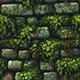 Hand painted mossy stone wall tile texture by VIPspawn | 3DOcean
