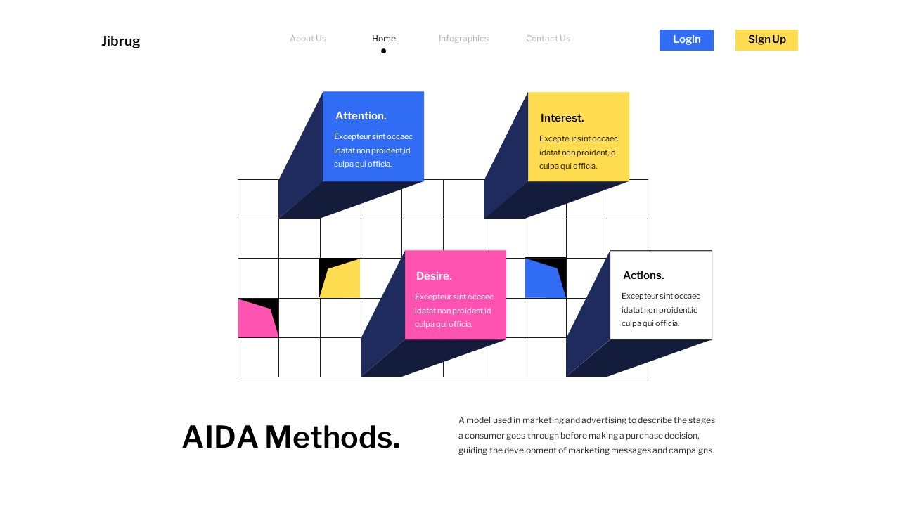 Modern Business Framework Methods Presentation, Presentation Templates