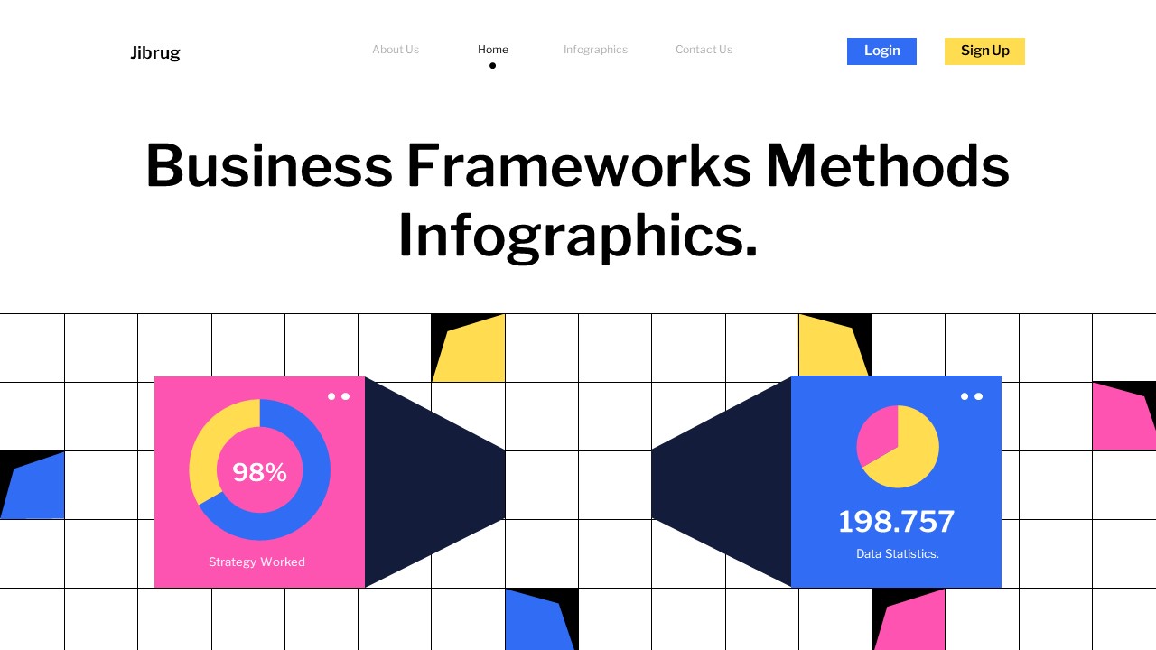 Modern Business Framework Methods Presentation, Presentation Templates
