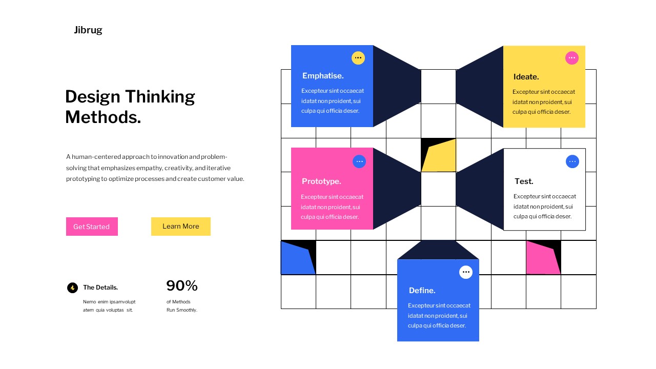 Modern Business Framework Methods Presentation, Presentation Templates
